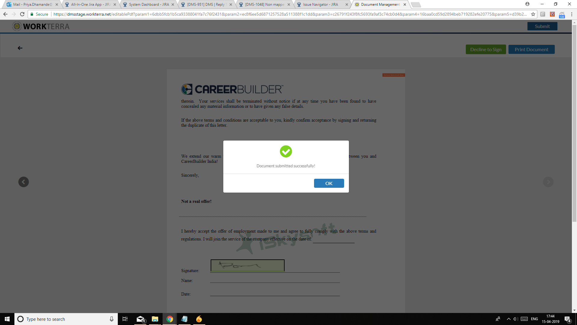 Dms 1048 Non Mapped Fields Data Not Getting Populated On Downloaded Html Form Workterra Jira